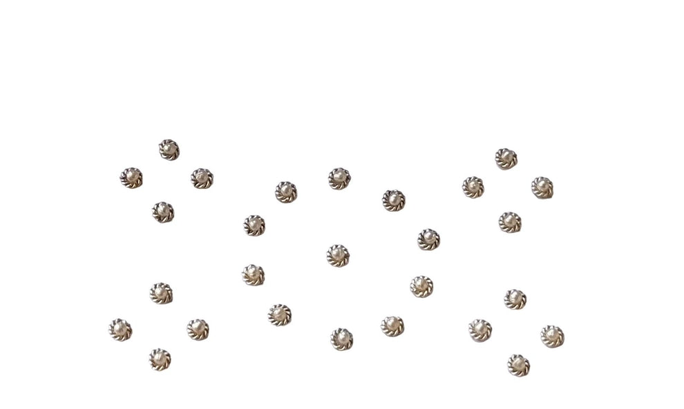 Pearl Bindi with Golden Border – TinyCoco